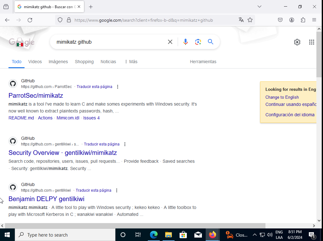 Mimikatz en Windows 10 | Isui